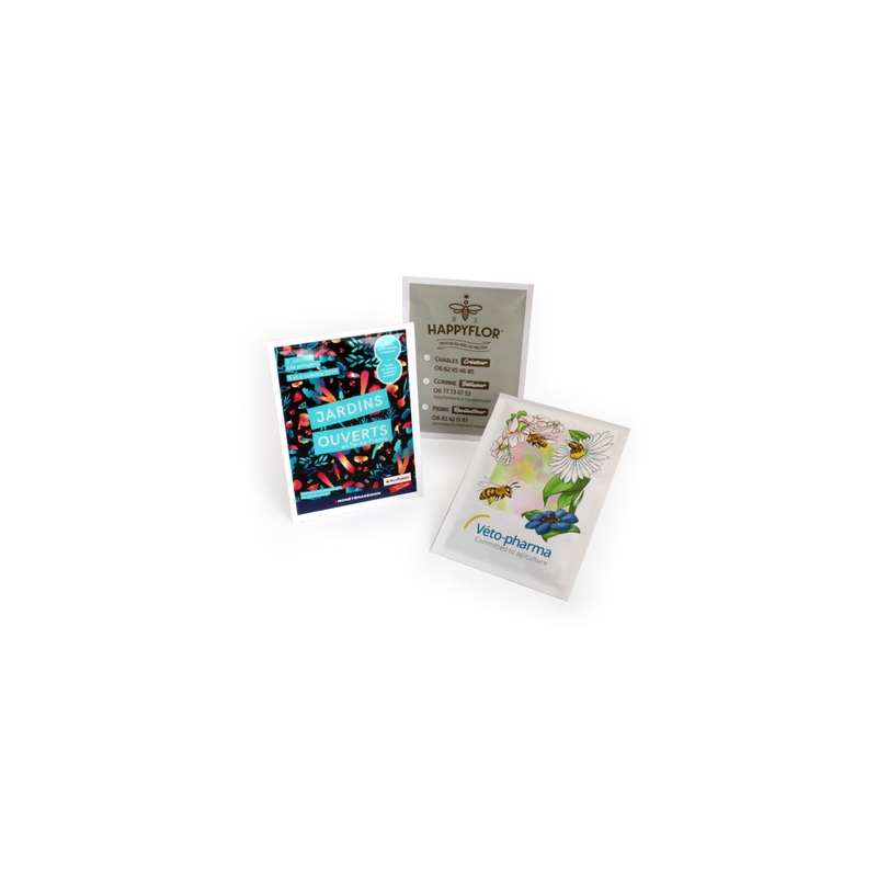 Sachet de graine personnalisable 82 x 110 mm