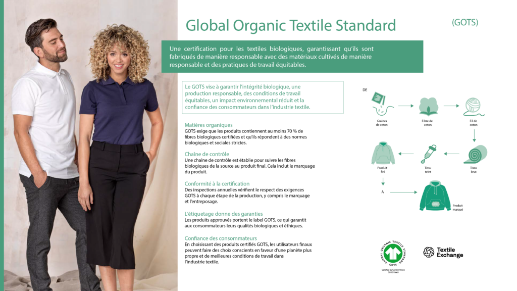 Goodies et Textile Personnalisé Certifié ou Labelisé Écologique